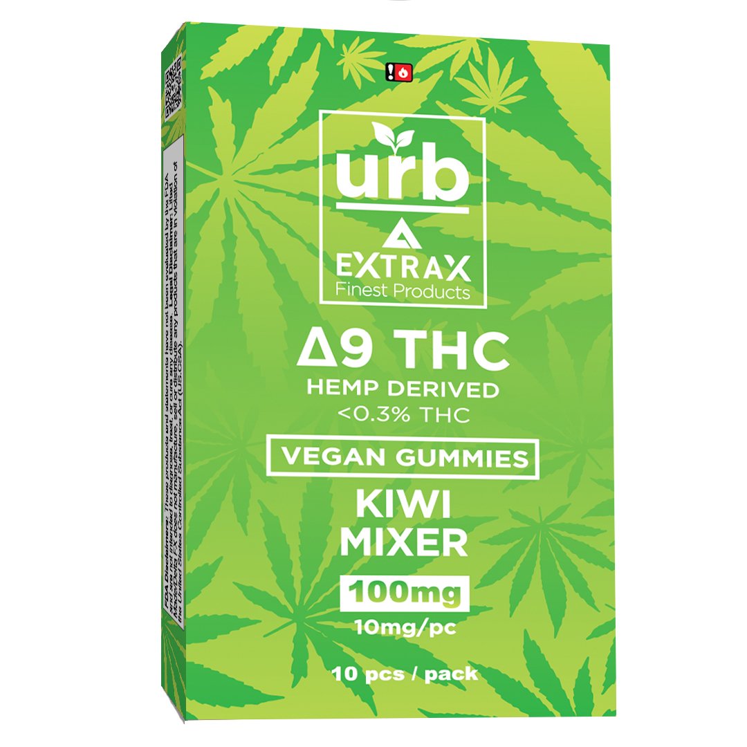 URB Delta Effex Delta 9 THC Gummies - Kiwi Mixer