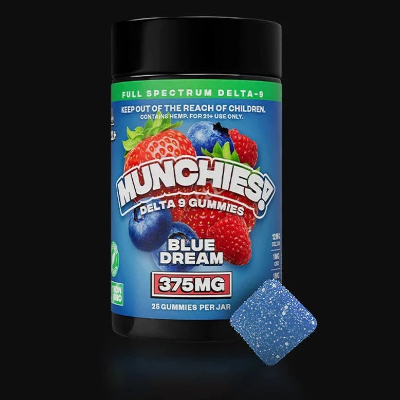 Delta Munchies Blue Dream Delta 9 Gummies 375mg/600mg